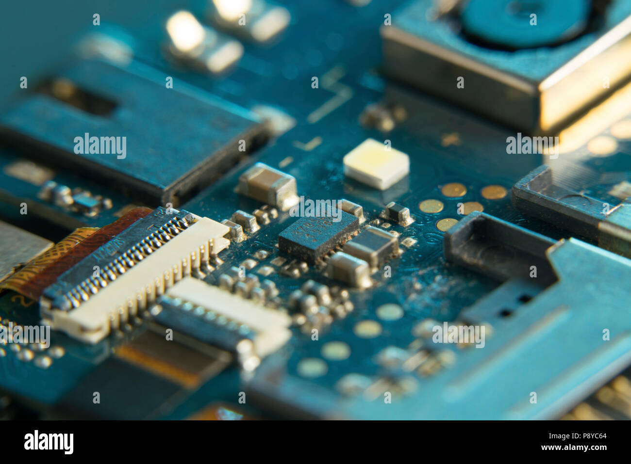 Mobile phone circuit board Stock Photo - Alamy