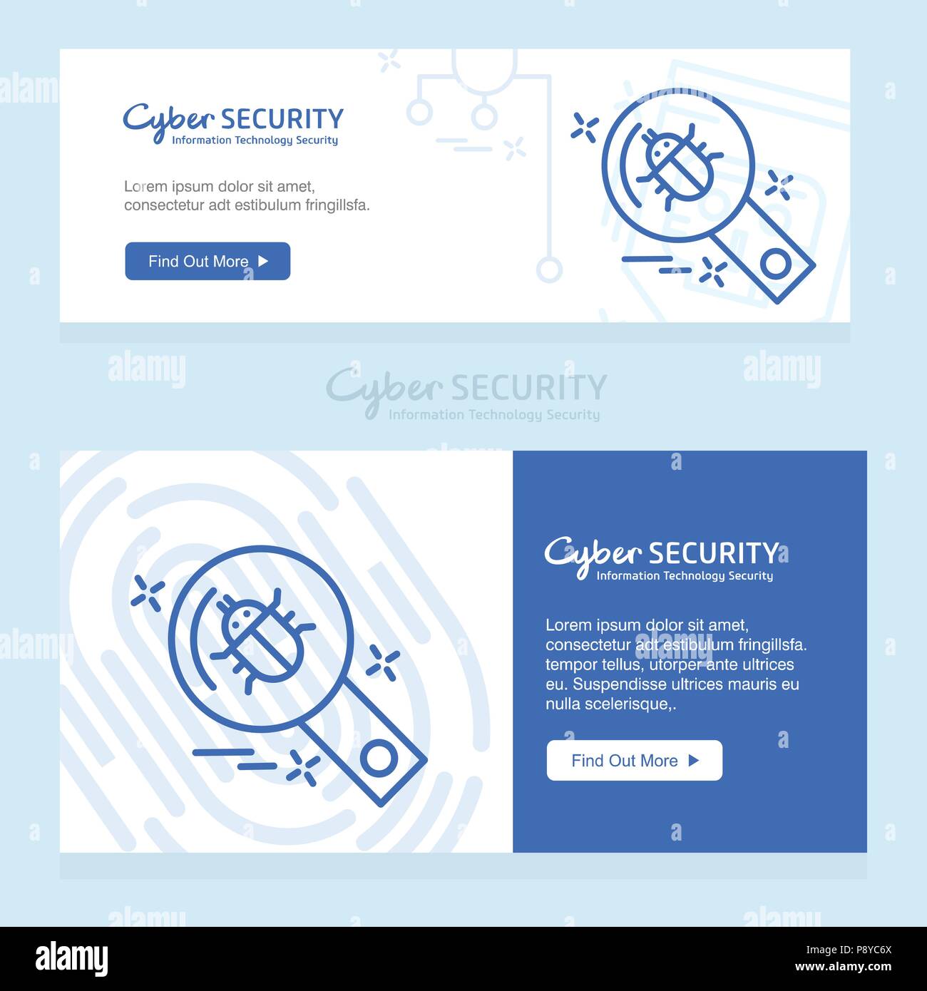 Cyber security design with creative design. For web design and ...