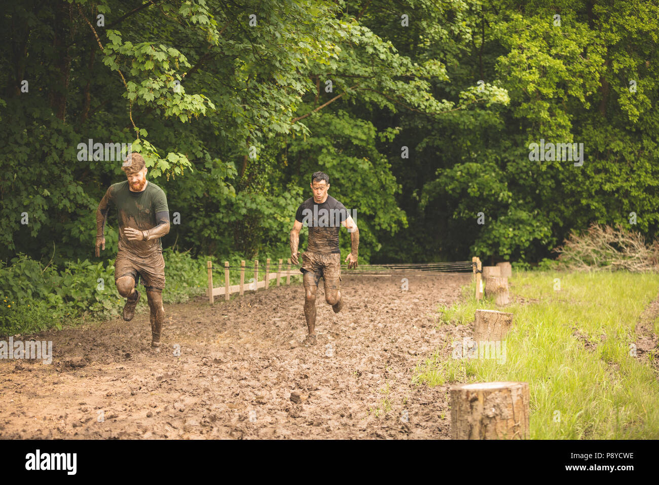 Obstacle course health park hi-res stock photography and images - Alamy