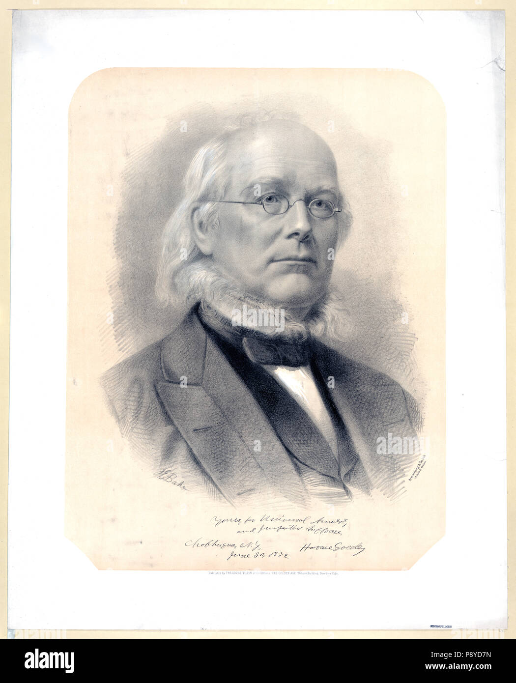 Newspaper publisher 1800s hi-res stock photography and images - Alamy