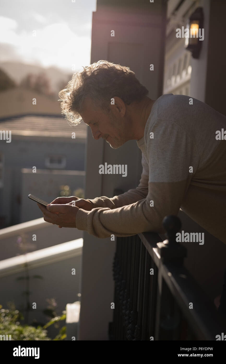 Elderly caucasian man leaning in hi-res stock photography and images ...