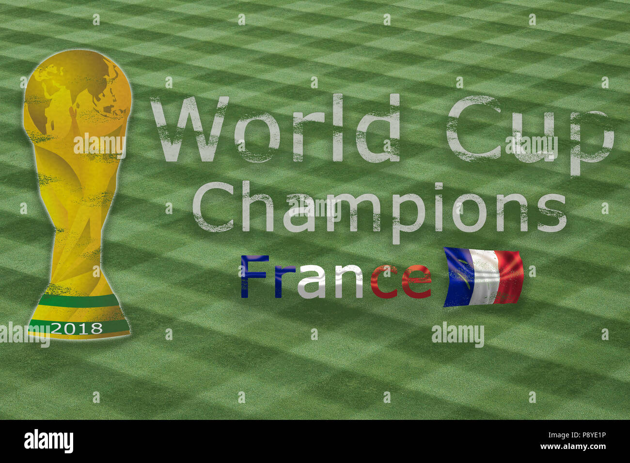 France champion soccer football 2018 Stock Photo - Alamy