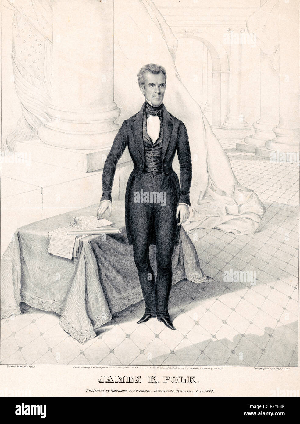 James k. polk portrait hi-res stock photography and images - Alamy