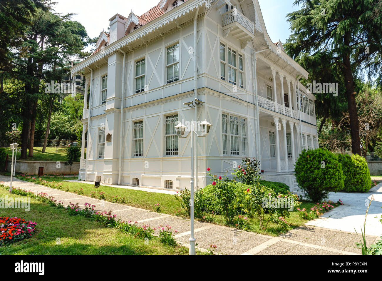BURSA, TURKEY - JUNE 23, 2018 : Interior view of house of The Founder ...