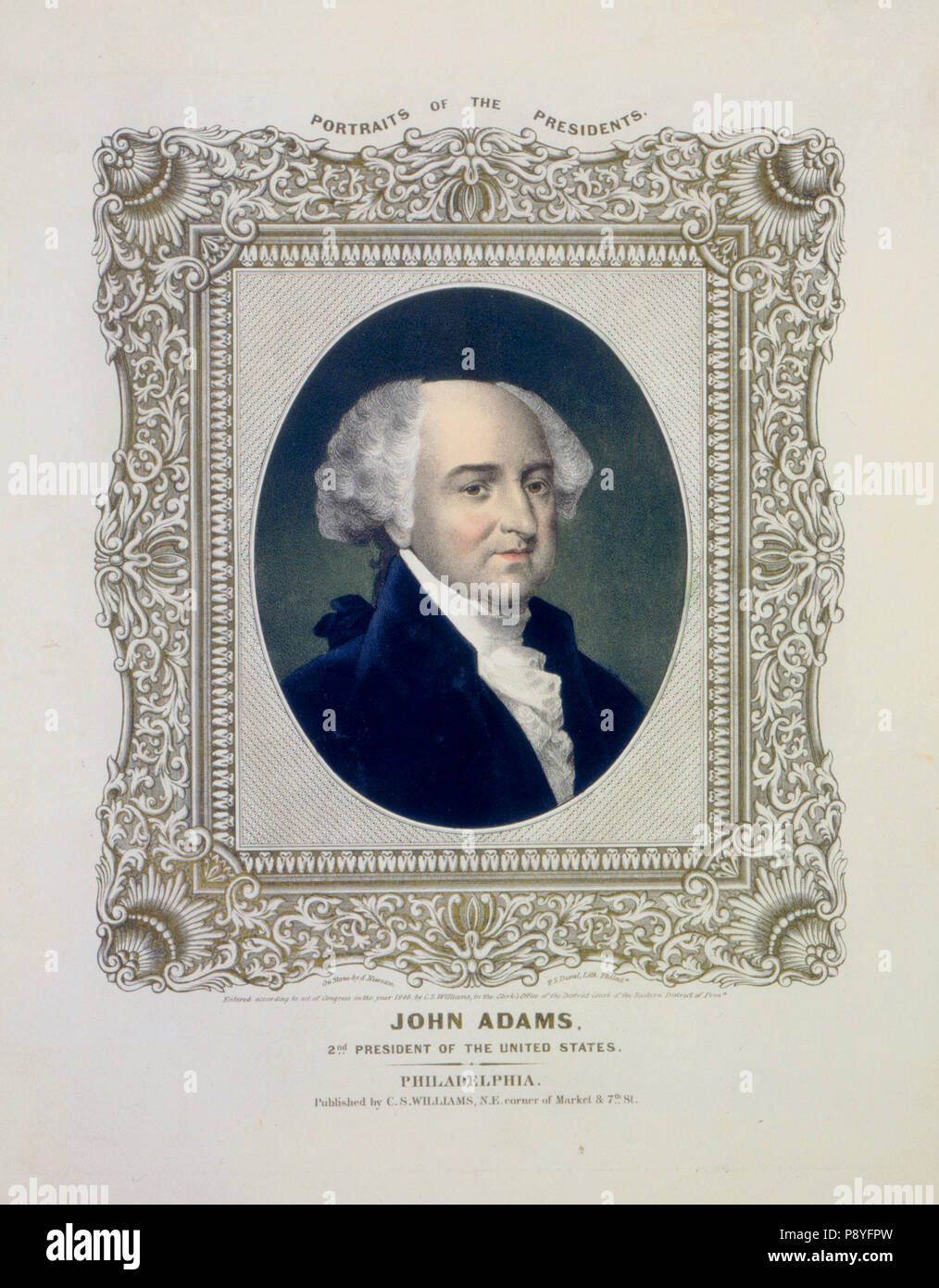 John Adams, 2nd president of the United States Stock Photo - Alamy