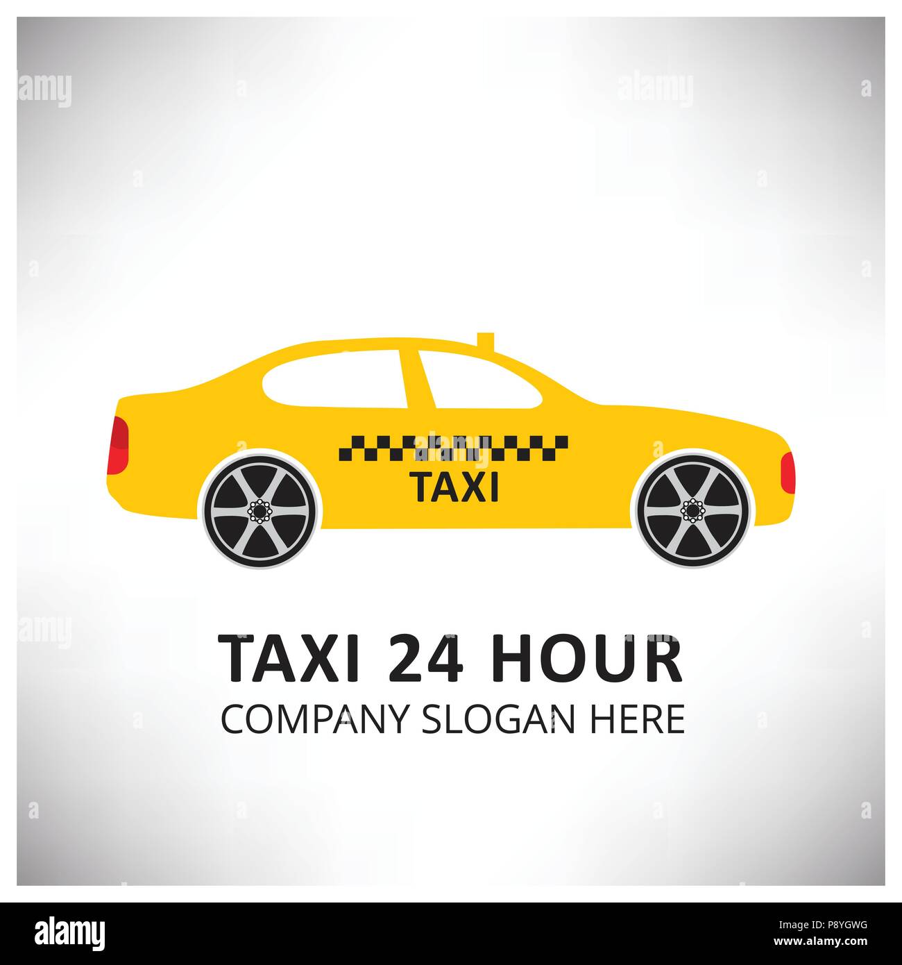 Grey cab Stock Vector Images - Alamy