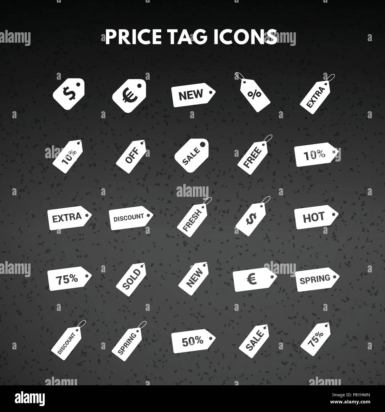 Price Tag Icons. For web design and application interface, also useful ...
