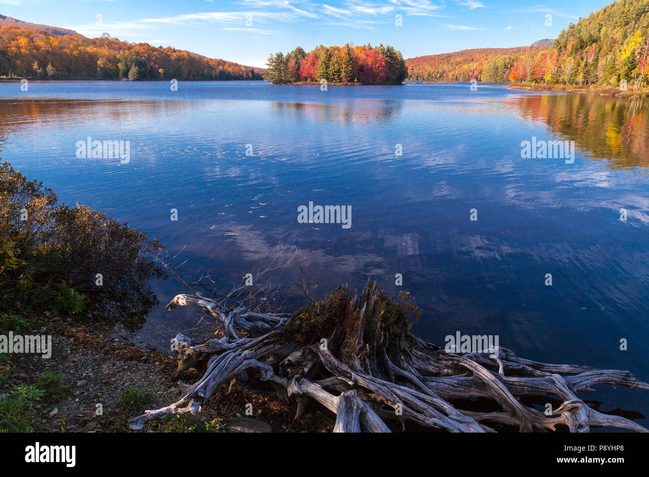 Autumn in Mont-Orford National Park, Eastern Townships, Quebec, Canada ...