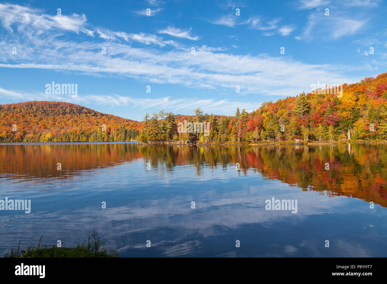 Autumn in Mont-Orford National Park, Eastern Townships, Quebec, Canada ...