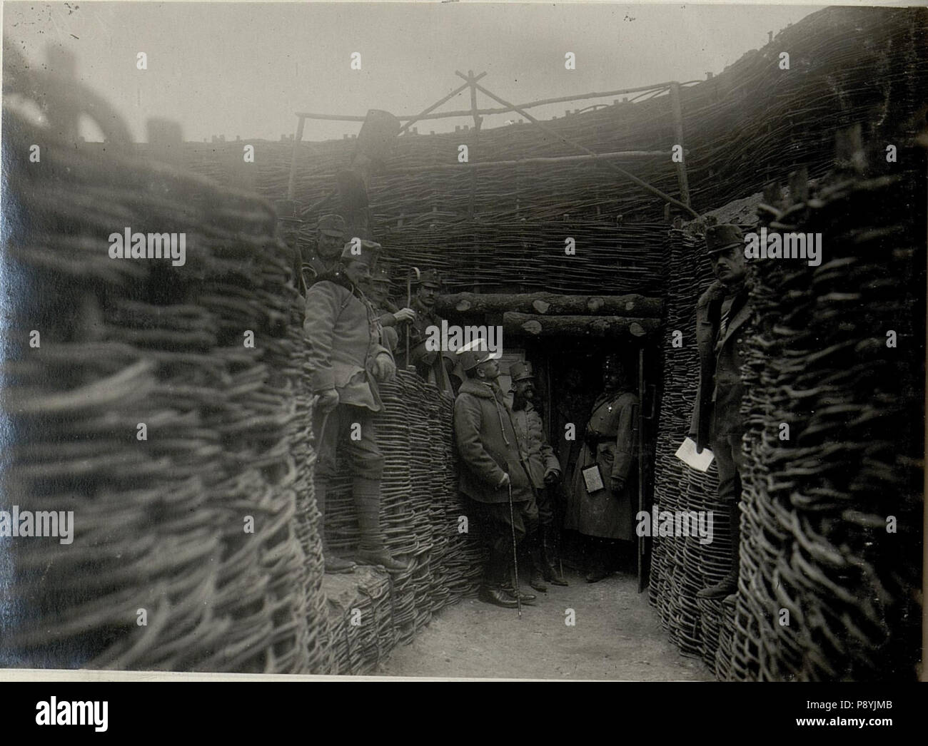 . 342 Inspizierung der Kampfstellung des Honvedinfanterieregimentes 318 ...