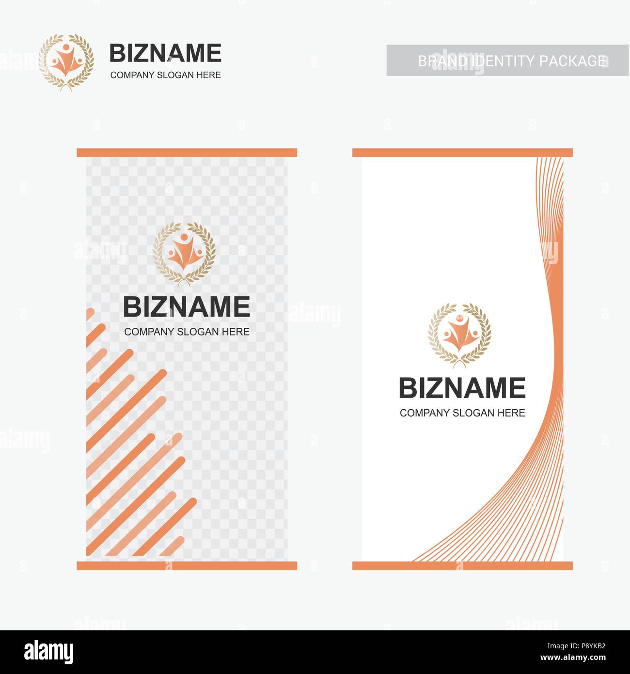 Company Ads banner design with company logo vector. For web design and ...