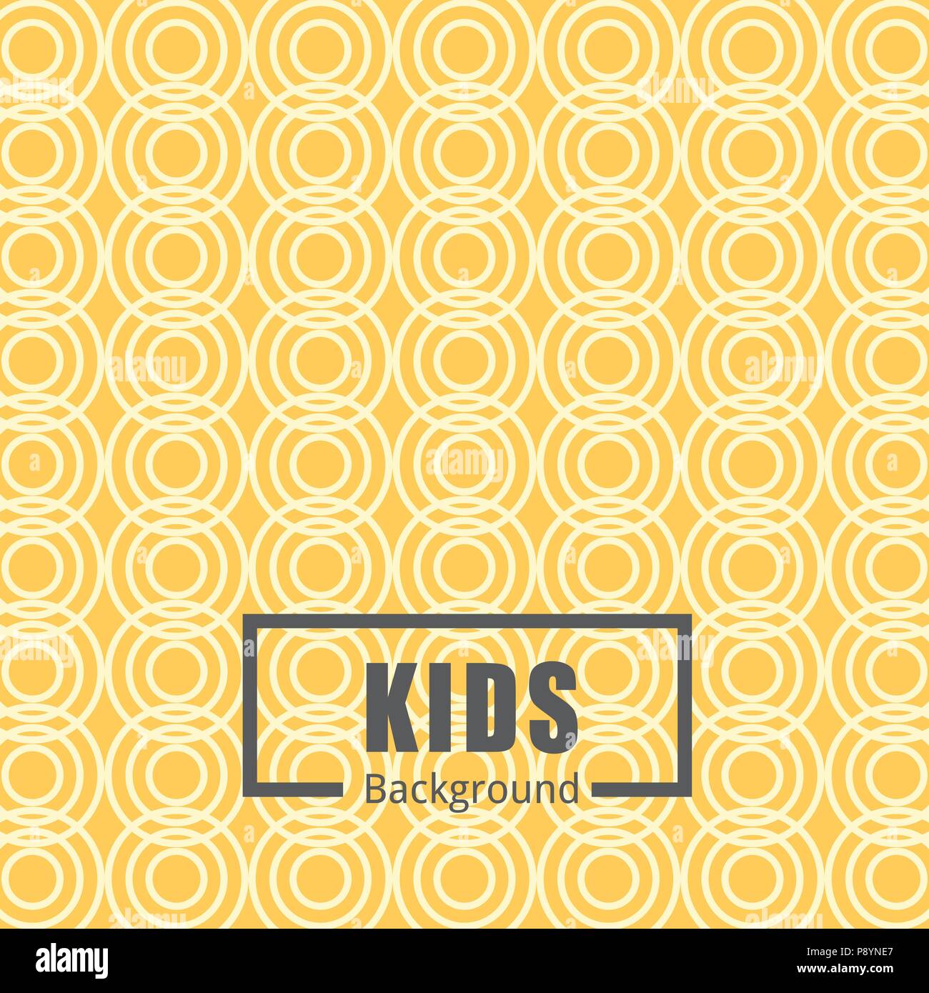 seamless pattern with cute elements for kids. For web design and ...