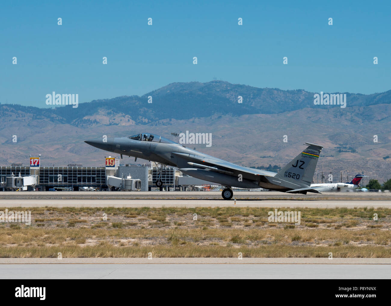 F-15Cs from the 122nd Fighter Squadron of the 159th Fighter Wing, Naval ...