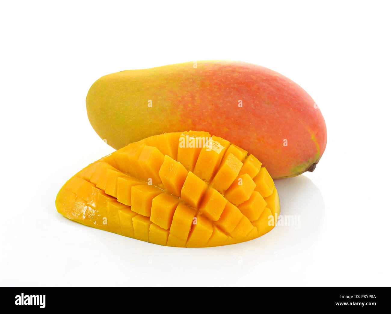 mango isolated on white background Stock Photo - Alamy