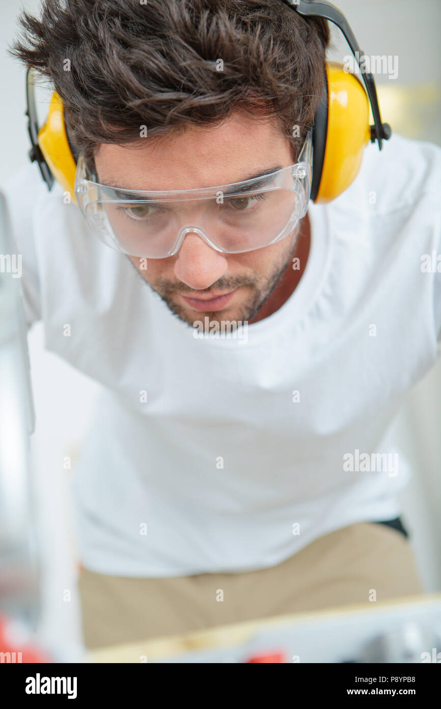 Focused worker hi-res stock photography and images - Alamy