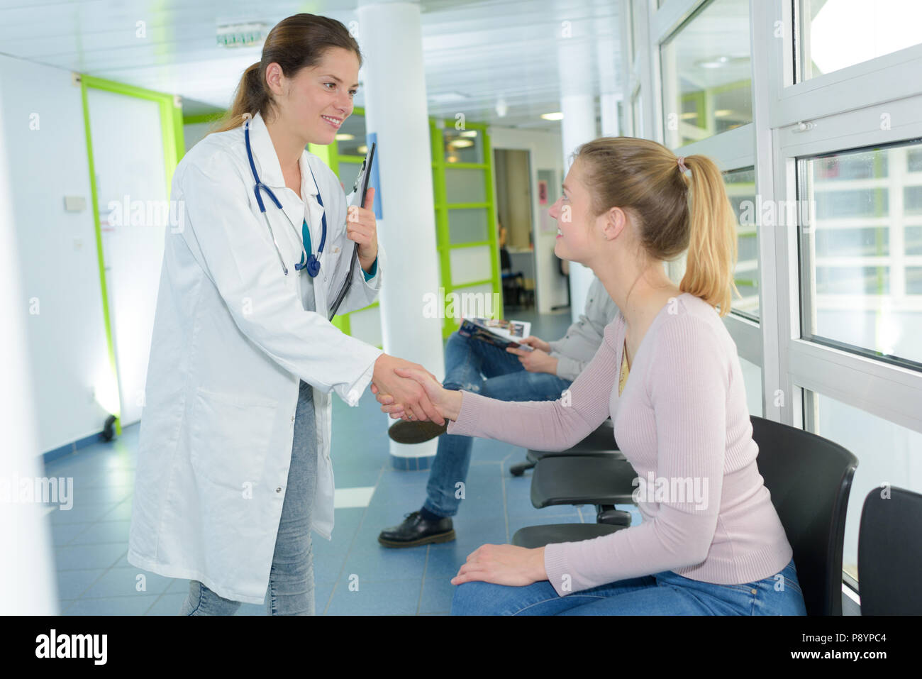 appointment with the doctor Stock Photo - Alamy