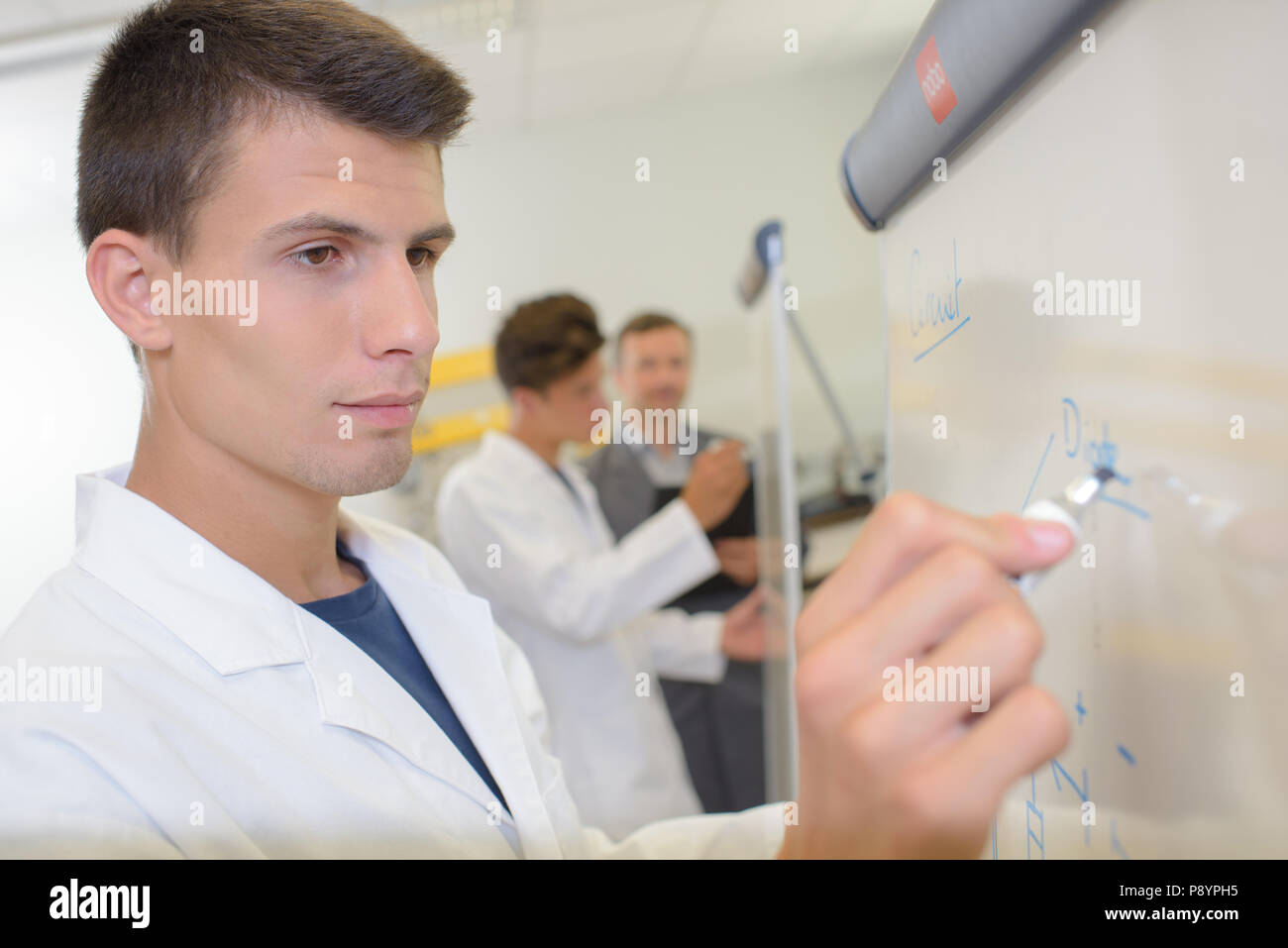 writing on whiteboard Stock Photo - Alamy