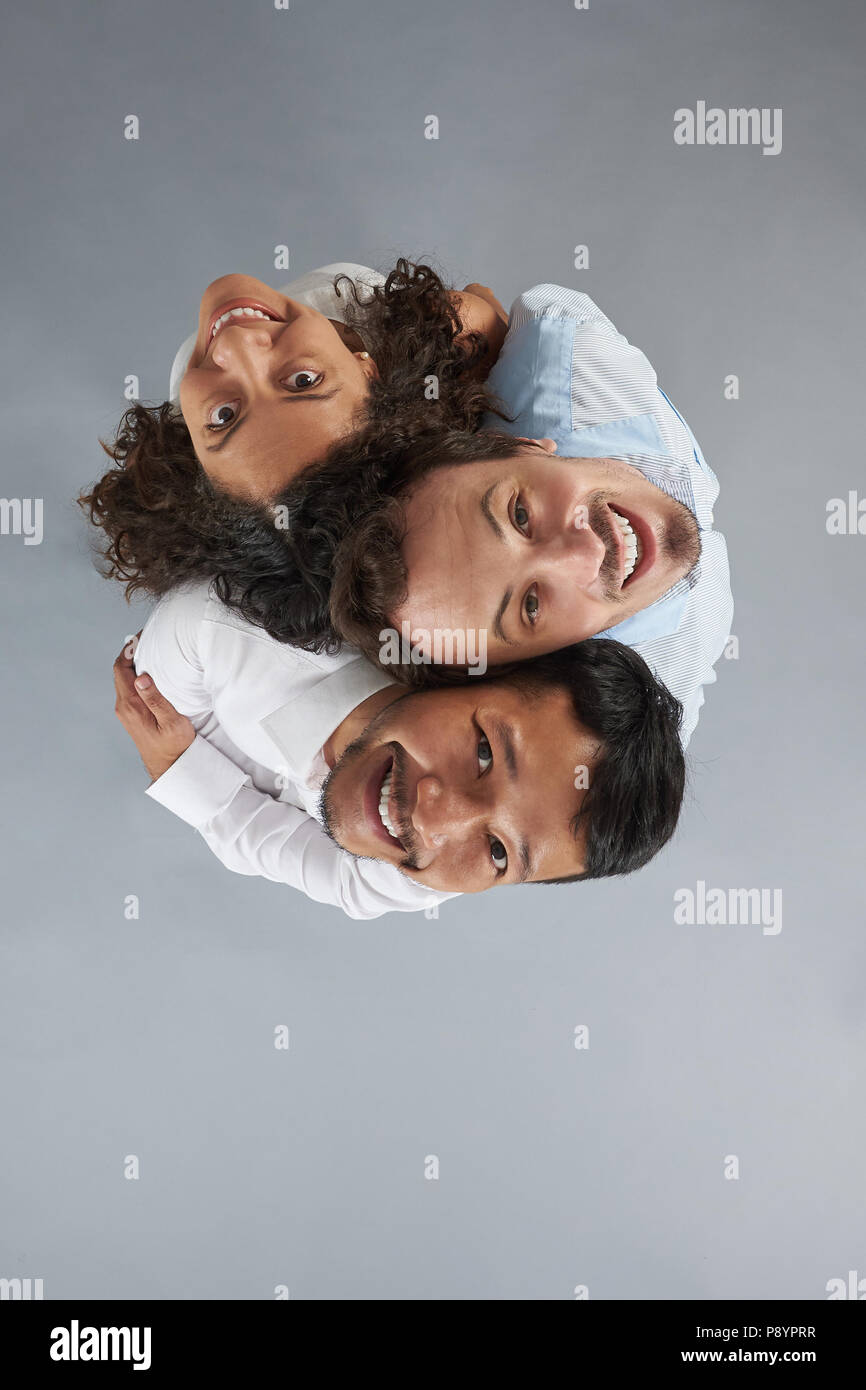 People Looking Down From Above