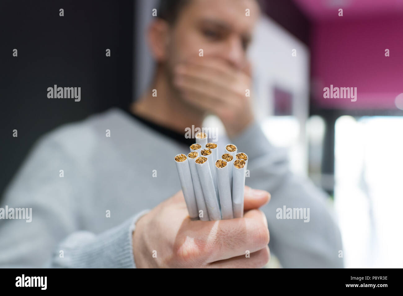 Quits smoking hi-res stock photography and images - Alamy