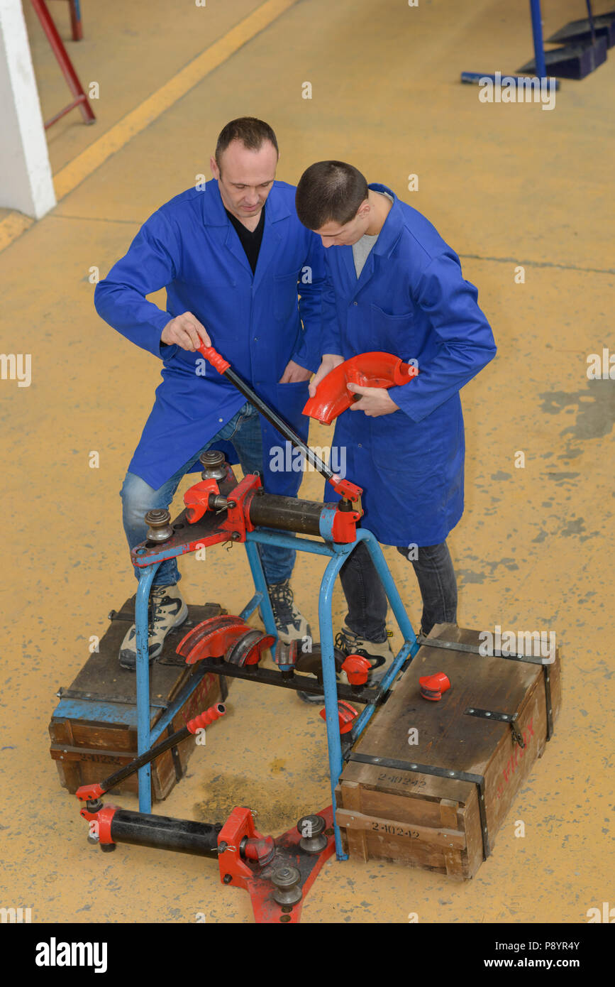 the steel worker Stock Photo - Alamy