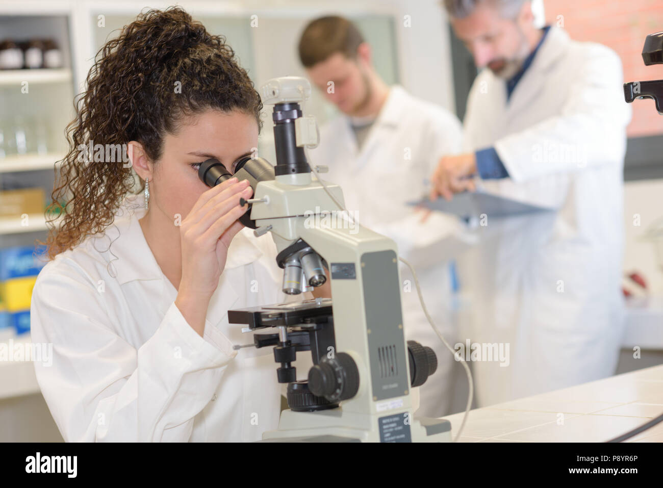 Parts of a microscope hi-res stock photography and images - Alamy