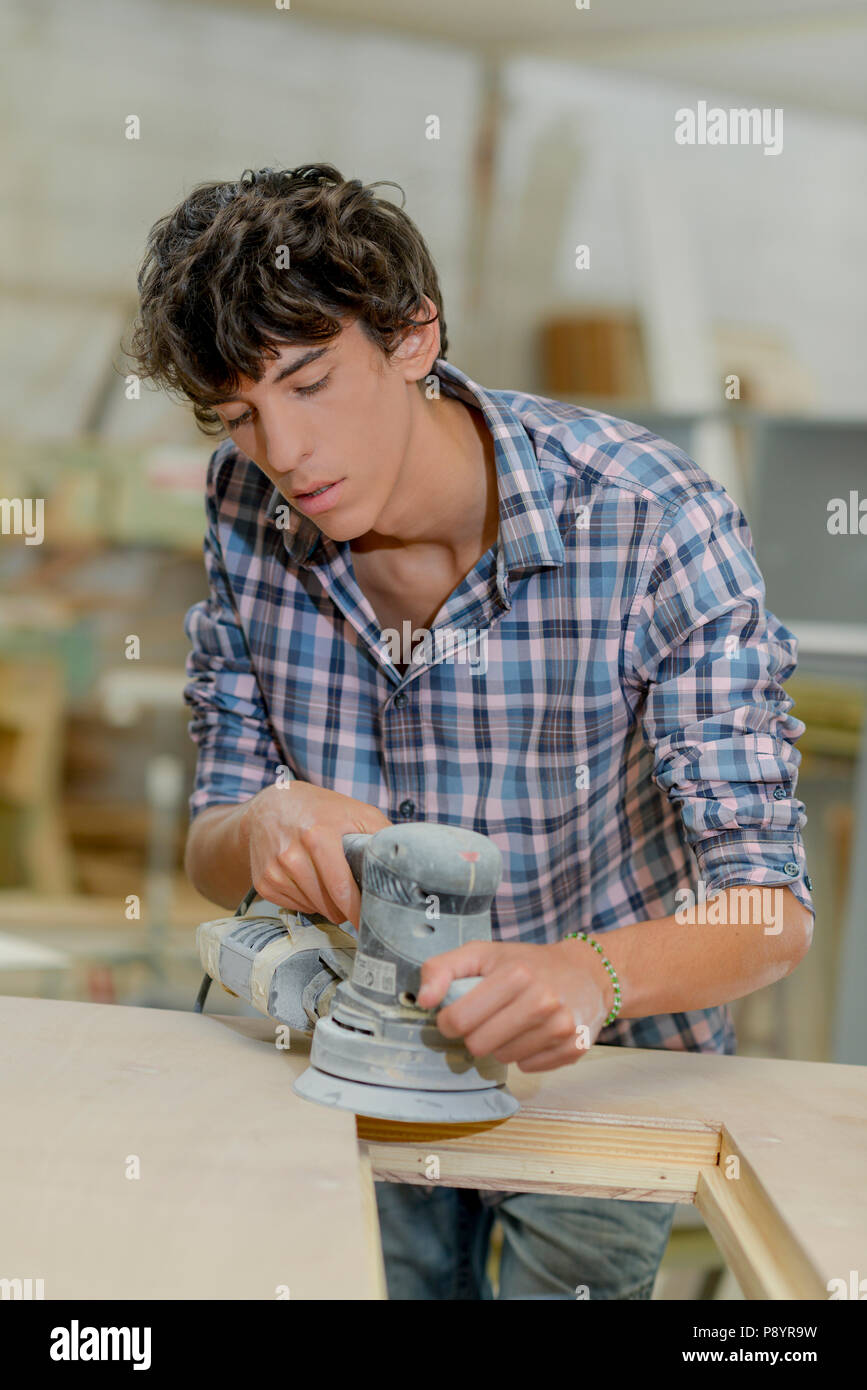 apprentice at work Stock Photo - Alamy