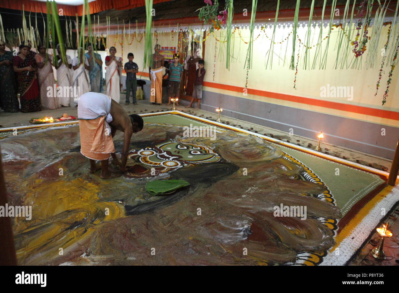 mudiyettu is the ritualistic art form of kerala,it is the mythological ...