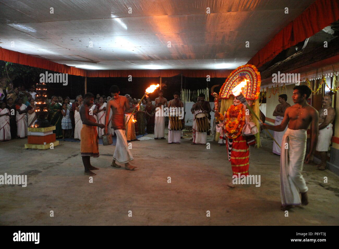 mudiyettu is the ritualistic art form of kerala,it is the mythological ...