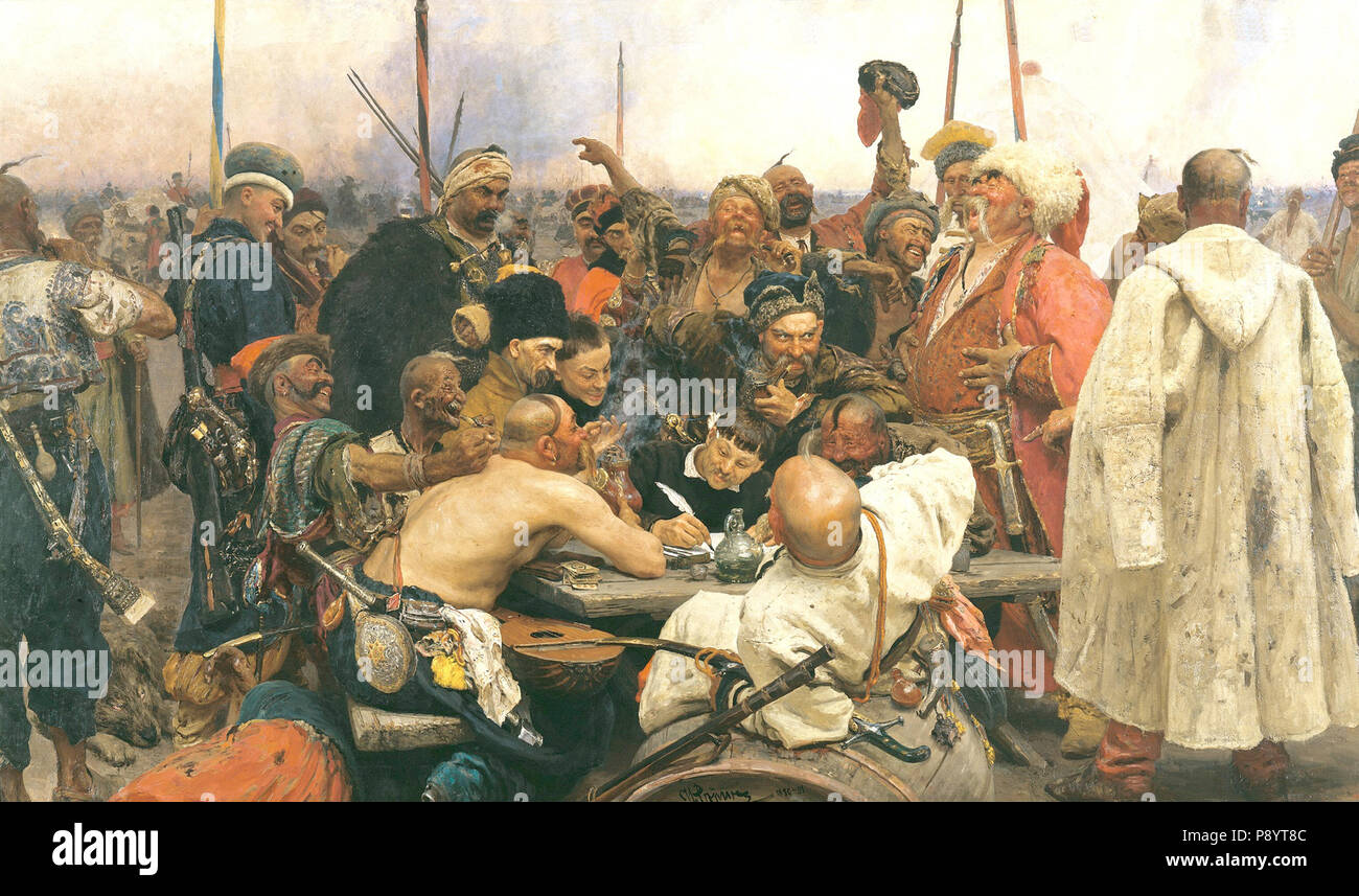 Repin cossacks hi-res stock photography and images - Alamy