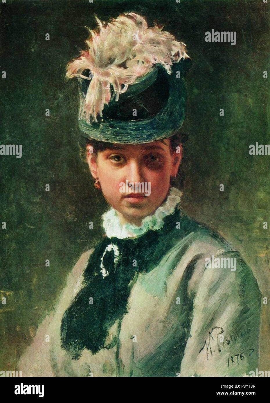 . 478 Repin Vera Repina, the artists wife Stock Photo - Alamy
