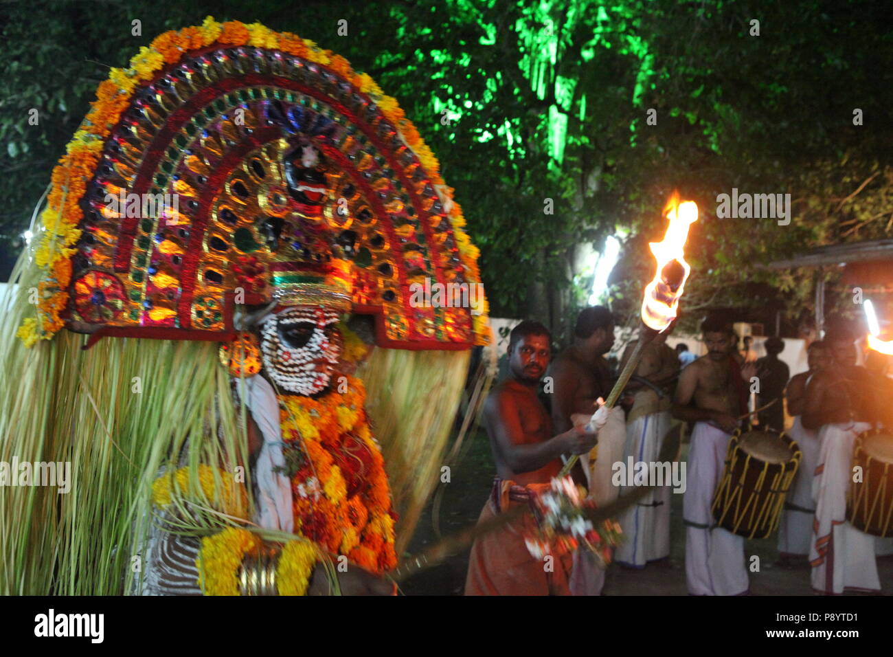 mudiyettu is the ritualistic art form of kerala,it is the mythological ...