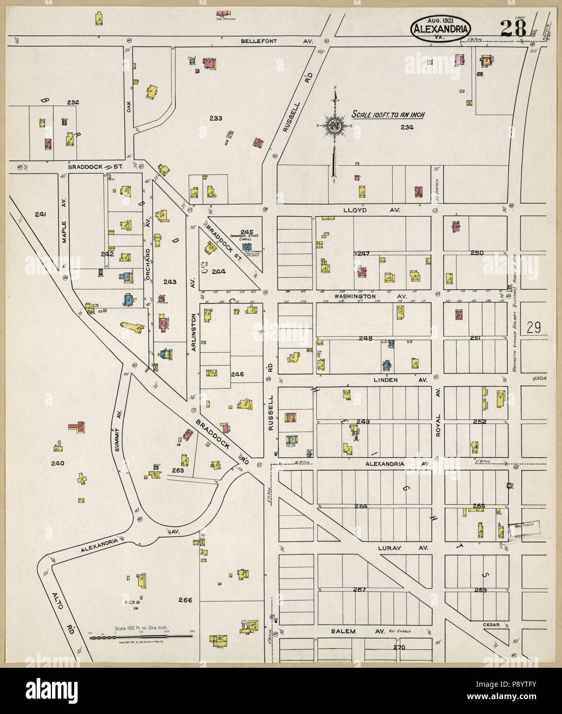 Virginia city 19th century map hi-res stock photography and images - Alamy
