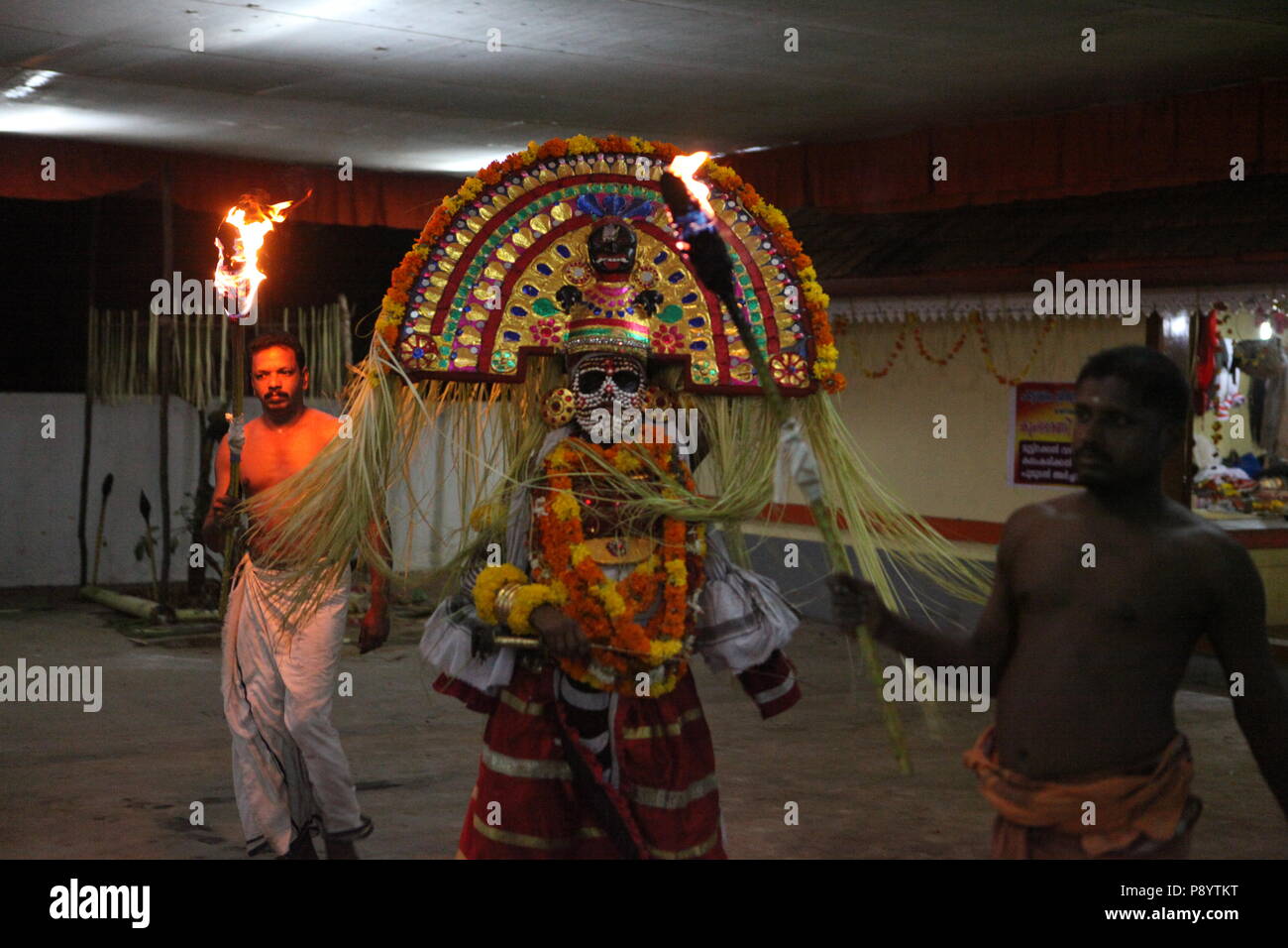 mudiyettu is the ritualistic art form of kerala,it is the mythological ...