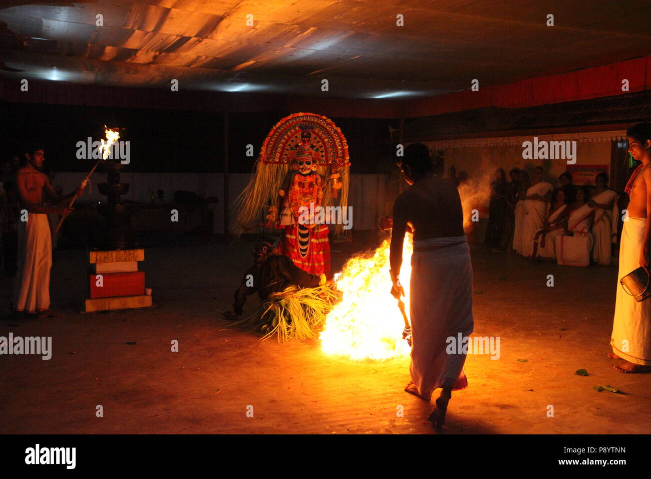 mudiyettu is the ritualistic art form of kerala,it is the mythological ...