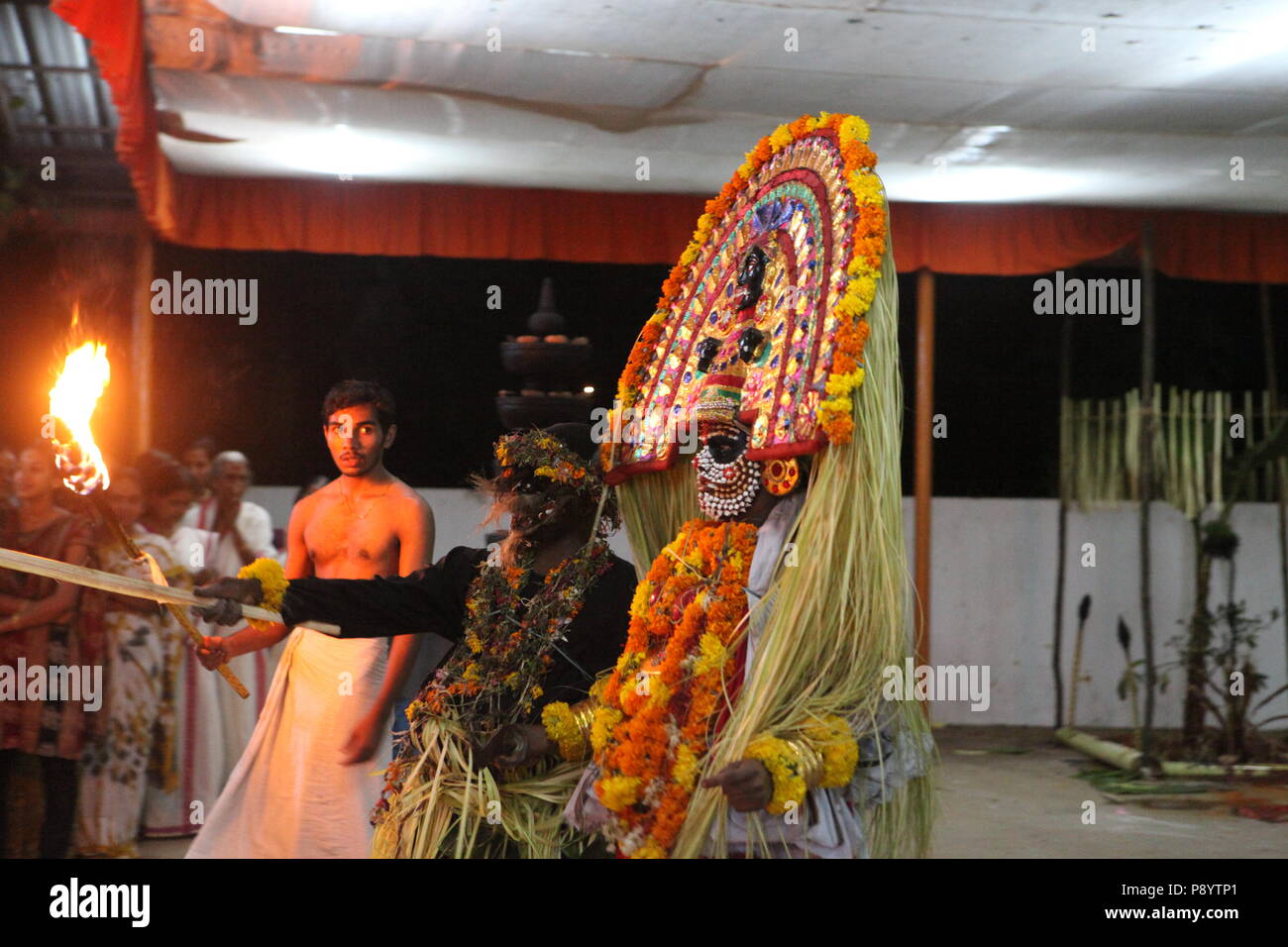 mudiyettu is the ritualistic art form of kerala,it is the mythological ...