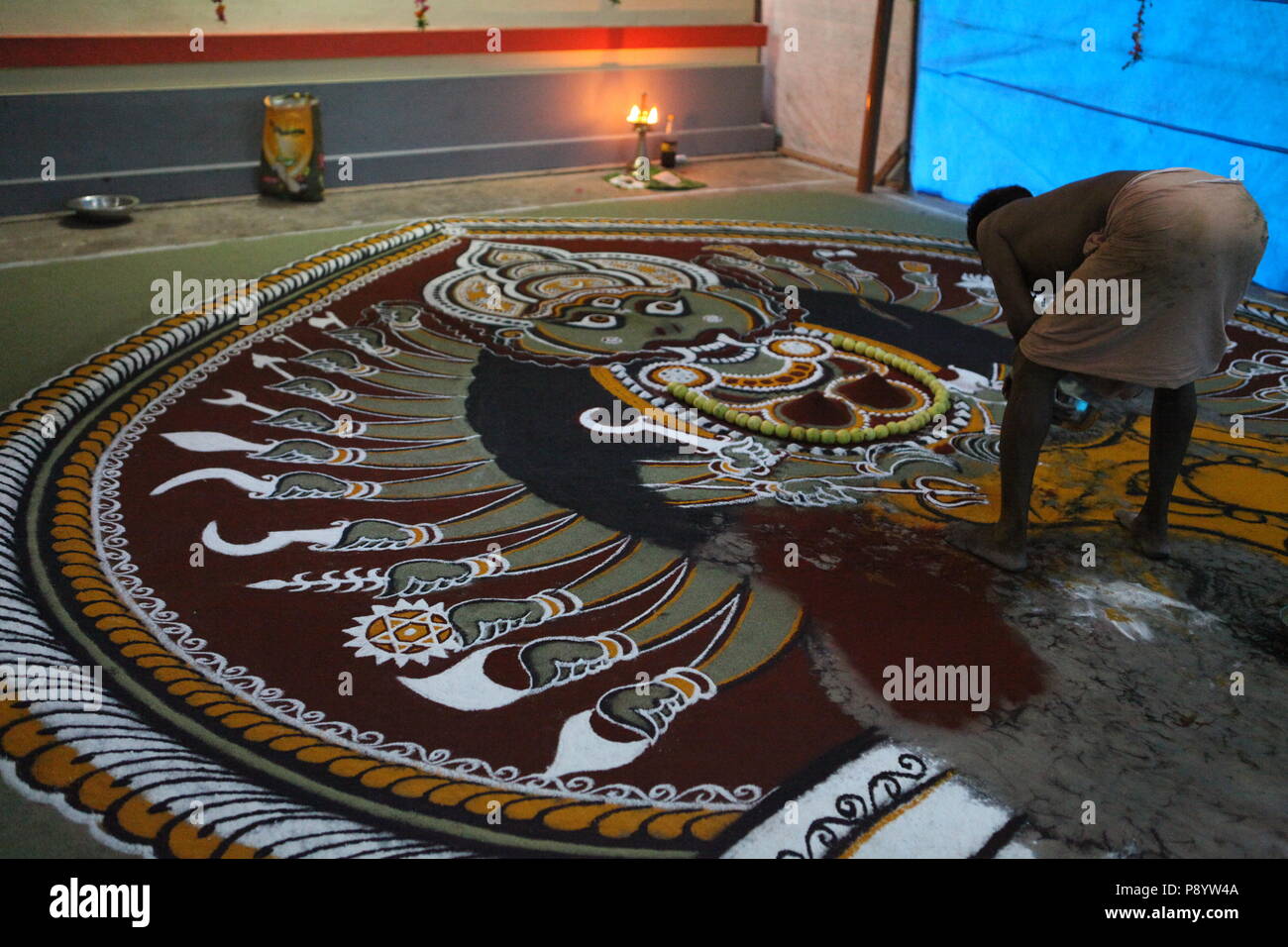 mudiyettu is the ritualistic art form of kerala,it is the mythological ...