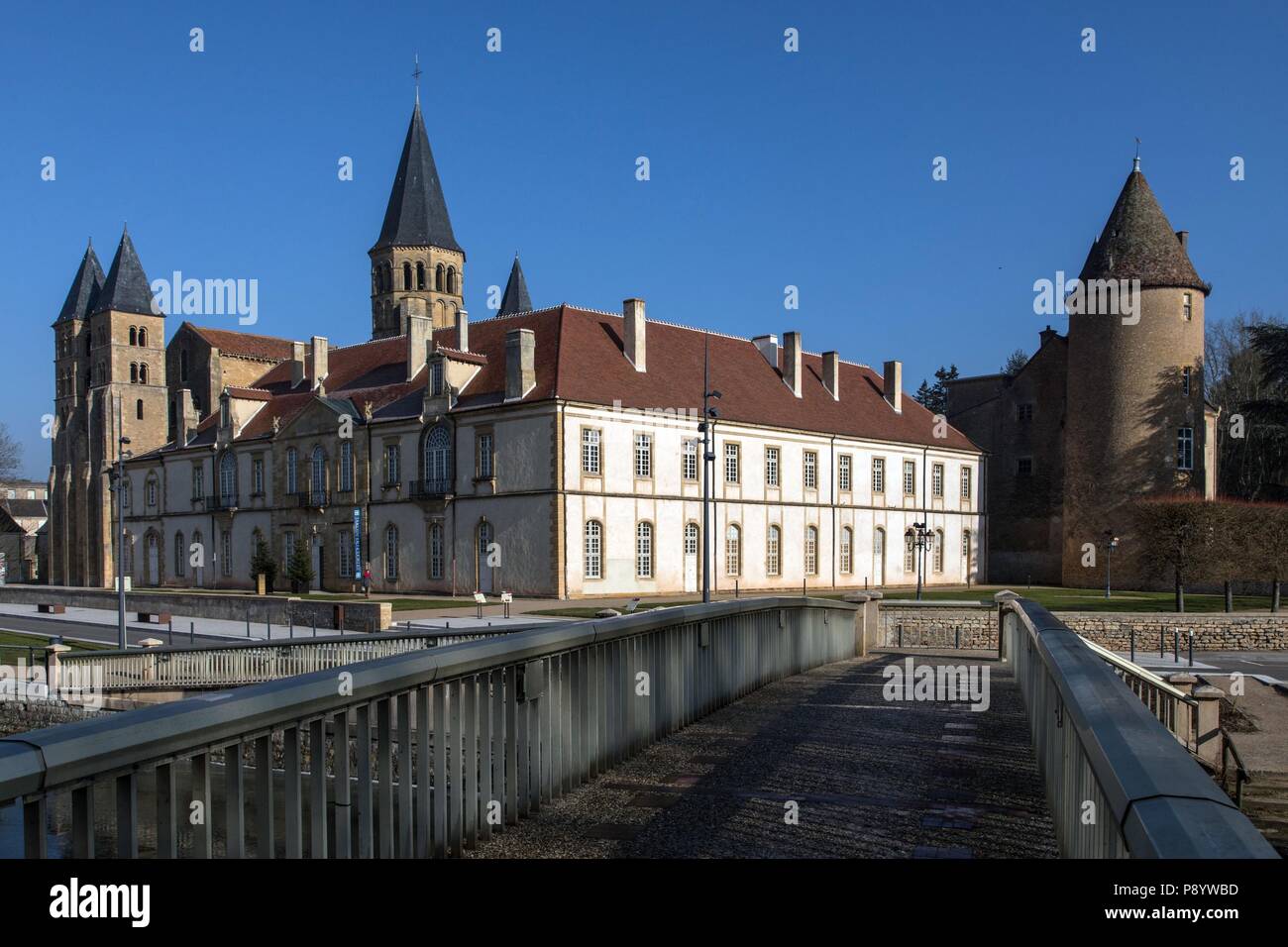 The basilica of sacre coeur in paray le monial hi-res stock photography ...
