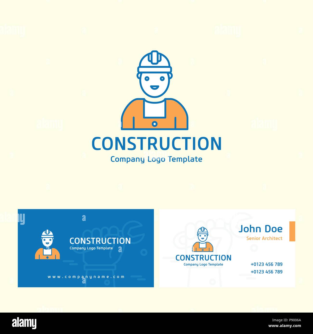 Happy Labour day design with vintage theme blue and orange with labor ...