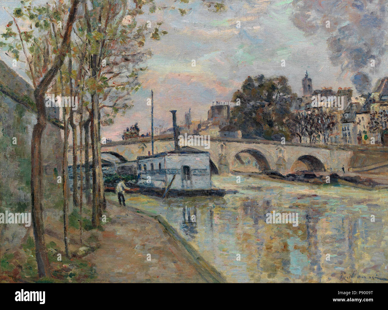 322 Armand Guillaumin - La Seine à Paris (1874 Stock Photo - Alamy