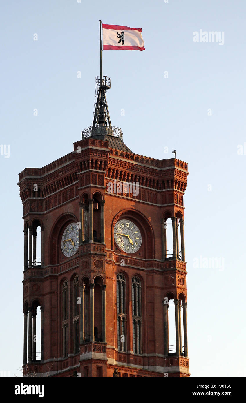 Berlin landmark red tower hi-res stock photography and images - Alamy