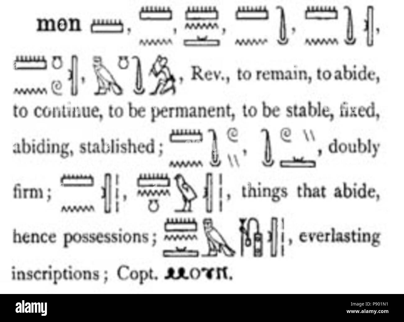 . 552 The definition of the word men, the root of the word amen, in ...