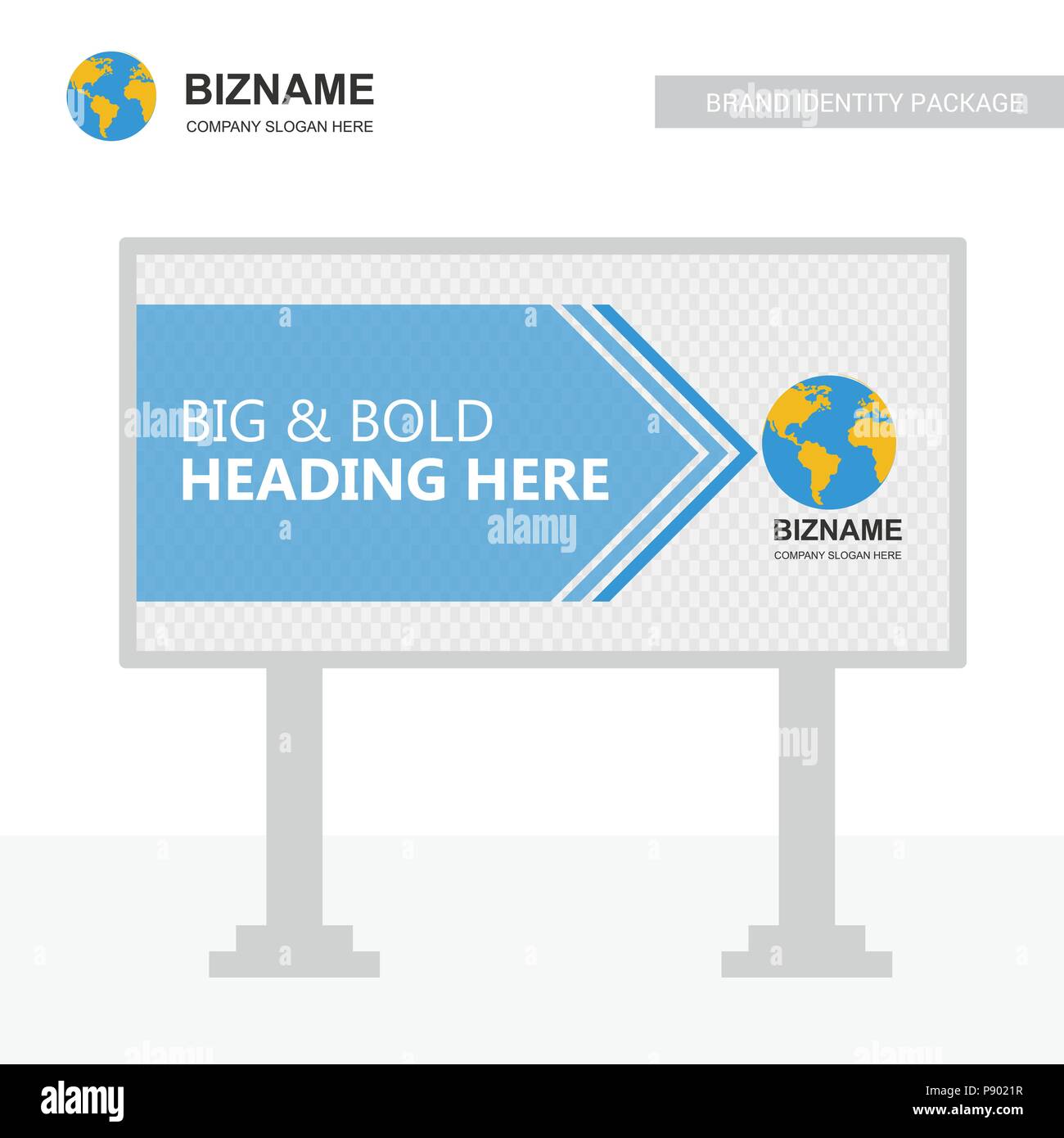 Advertising bill boards Stock Vector Images - Alamy