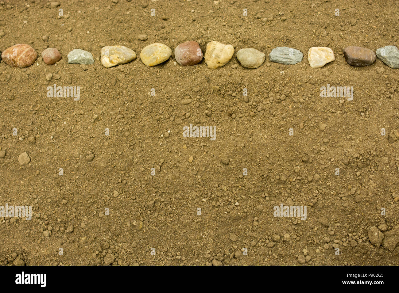 Sand for construction as a background Stock Photo - Alamy