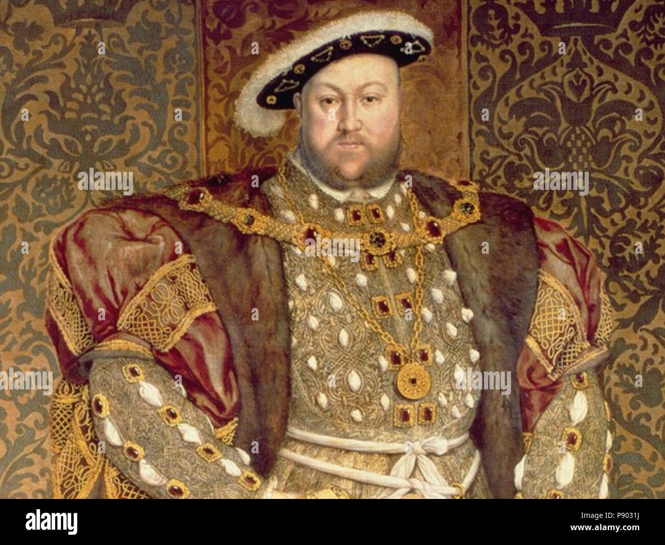 King Henry VIII portrait Stock Photo - Alamy