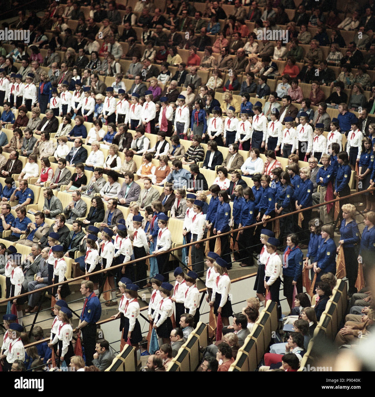 Berlin, GDR, meeting of the Xth parliament of the FDJ in the Palace of ...