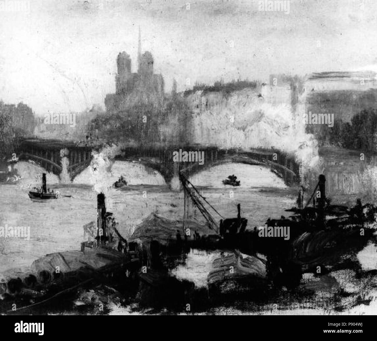 . 347 Jan Minarik 1862-1937 - Na Seine Stock Photo - Alamy