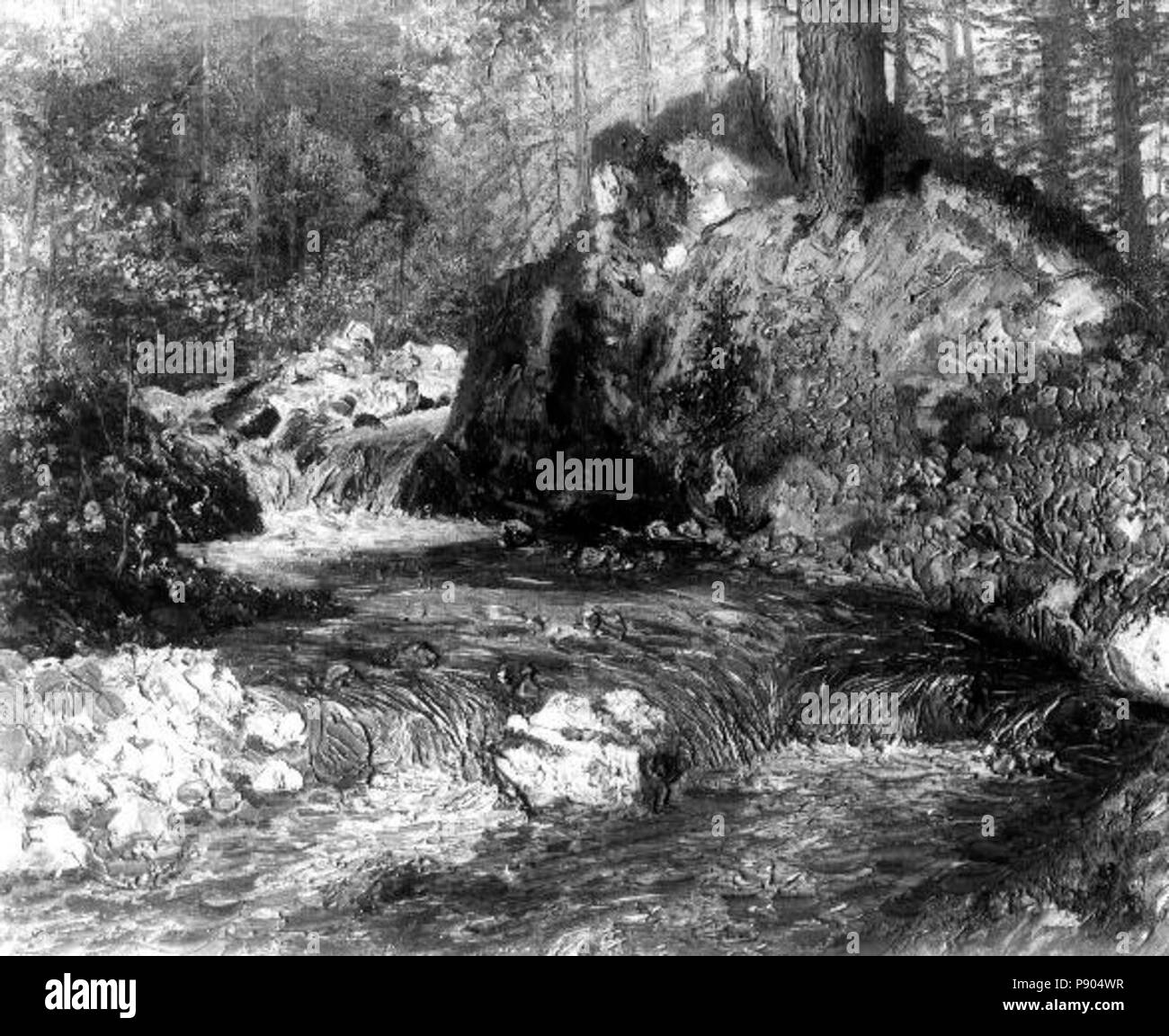 . 347 Jan Minarik 1862-1937 - Potok v pralese Stock Photo - Alamy