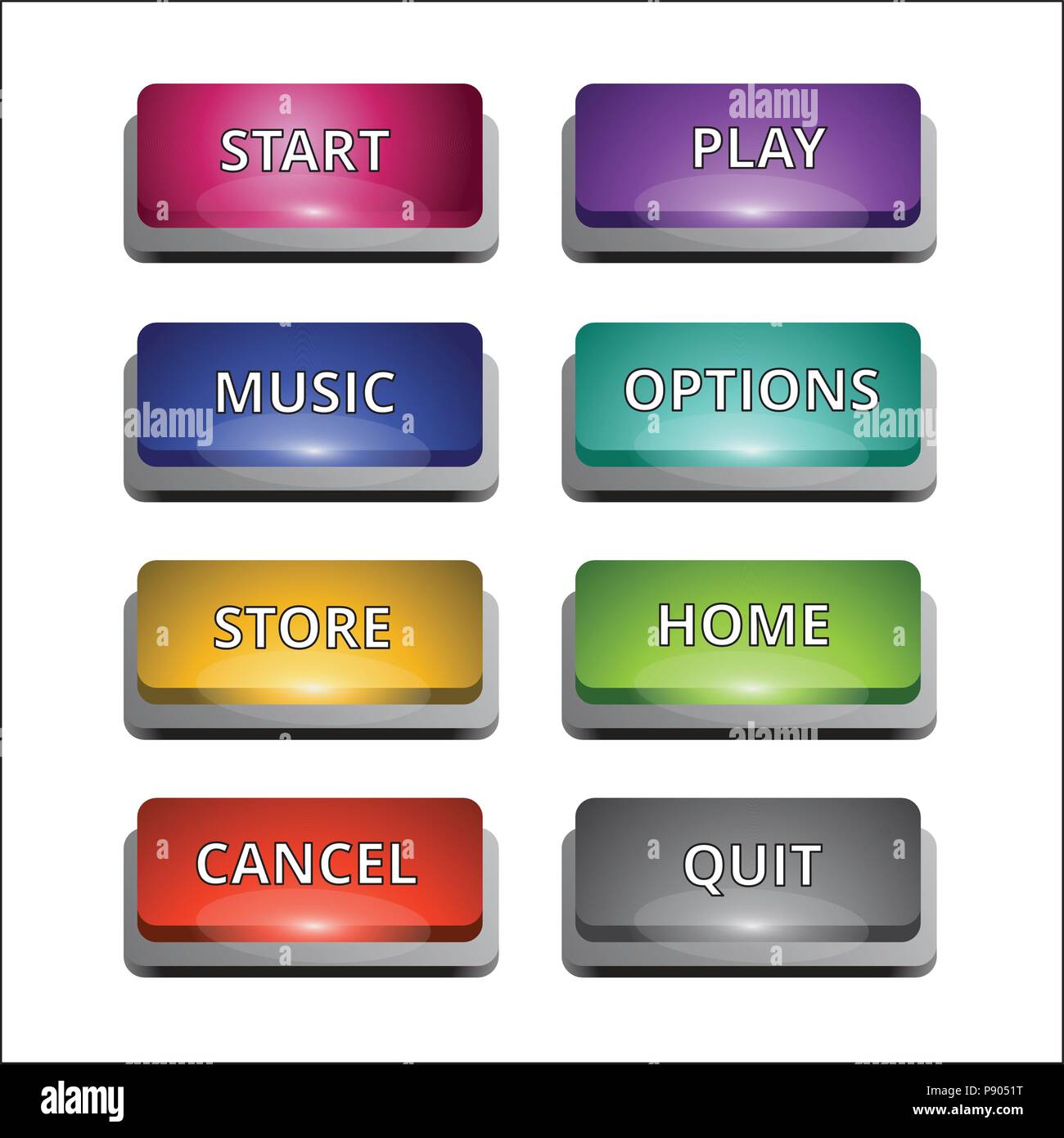 Coloured panel Stock Vector Images - Alamy