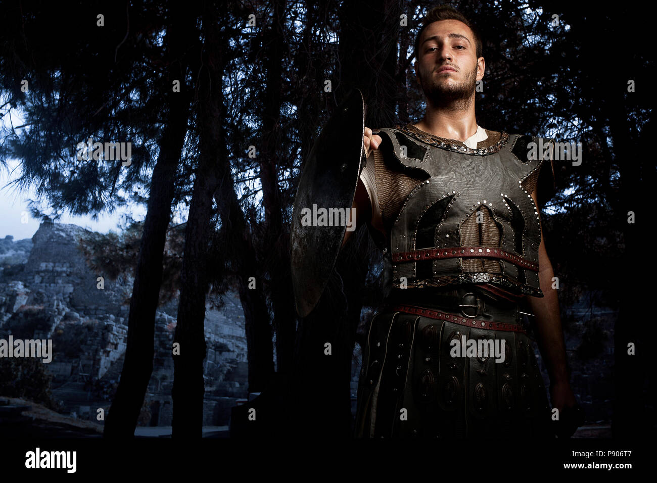 Roman gladiator armor hi-res stock photography and images - Alamy