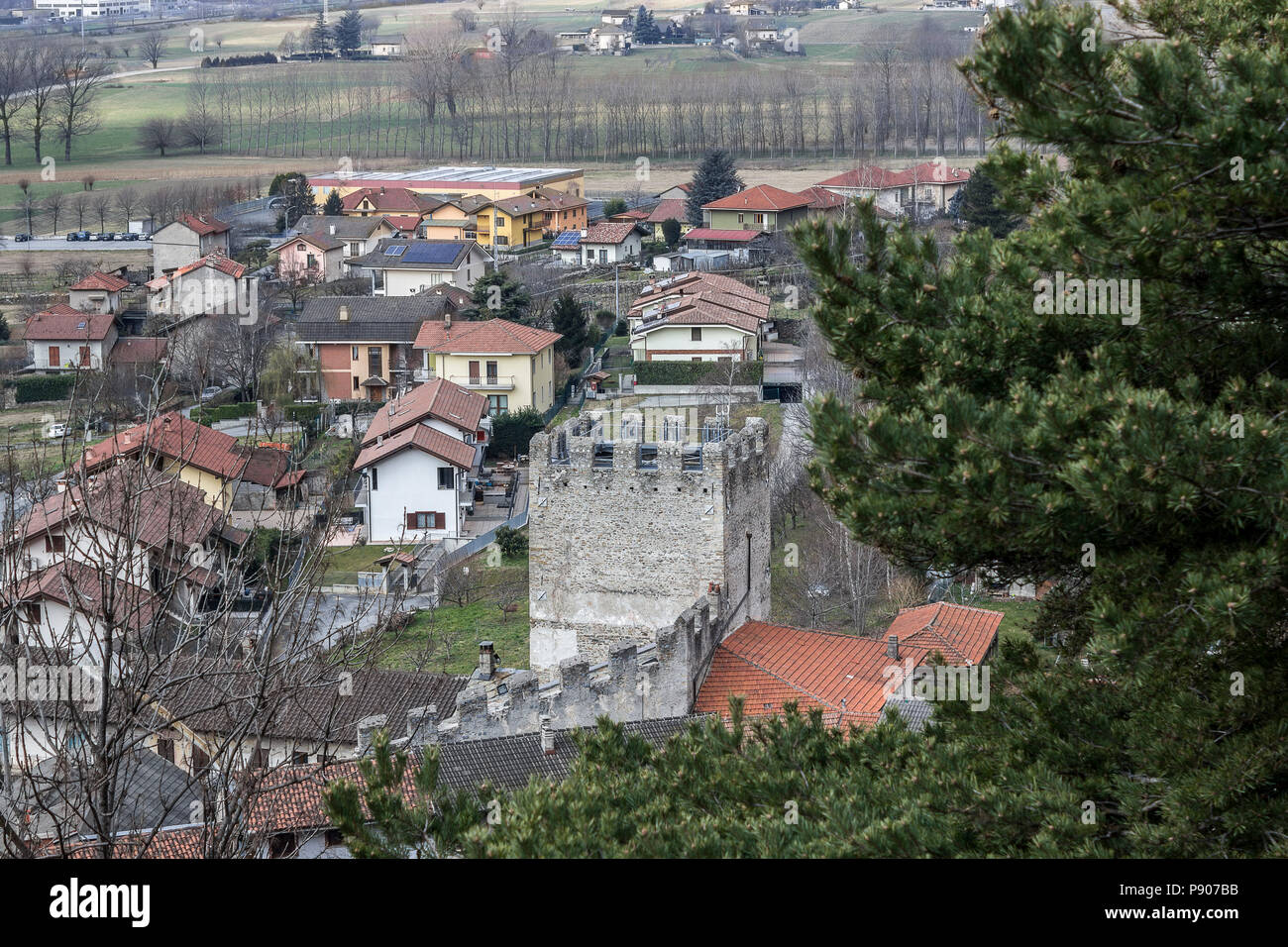 San Didero in Valsusa valley Stock Photo - Alamy